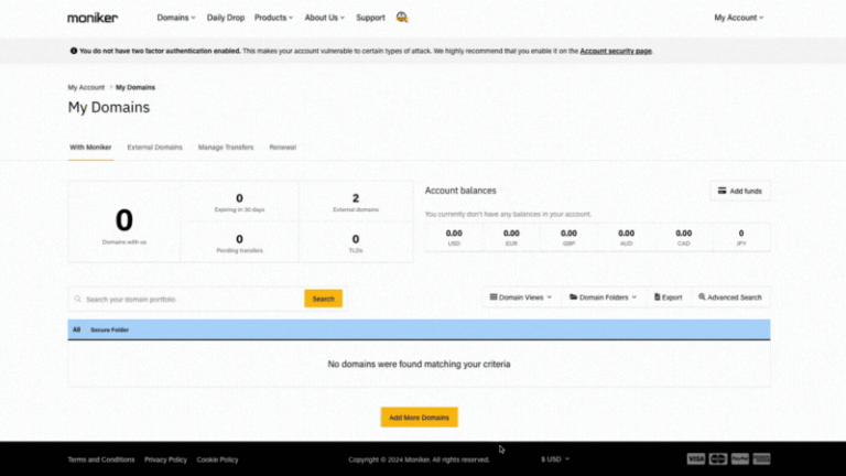 New Features Released In April - Moniker - A Domain Registrar Built for ...
